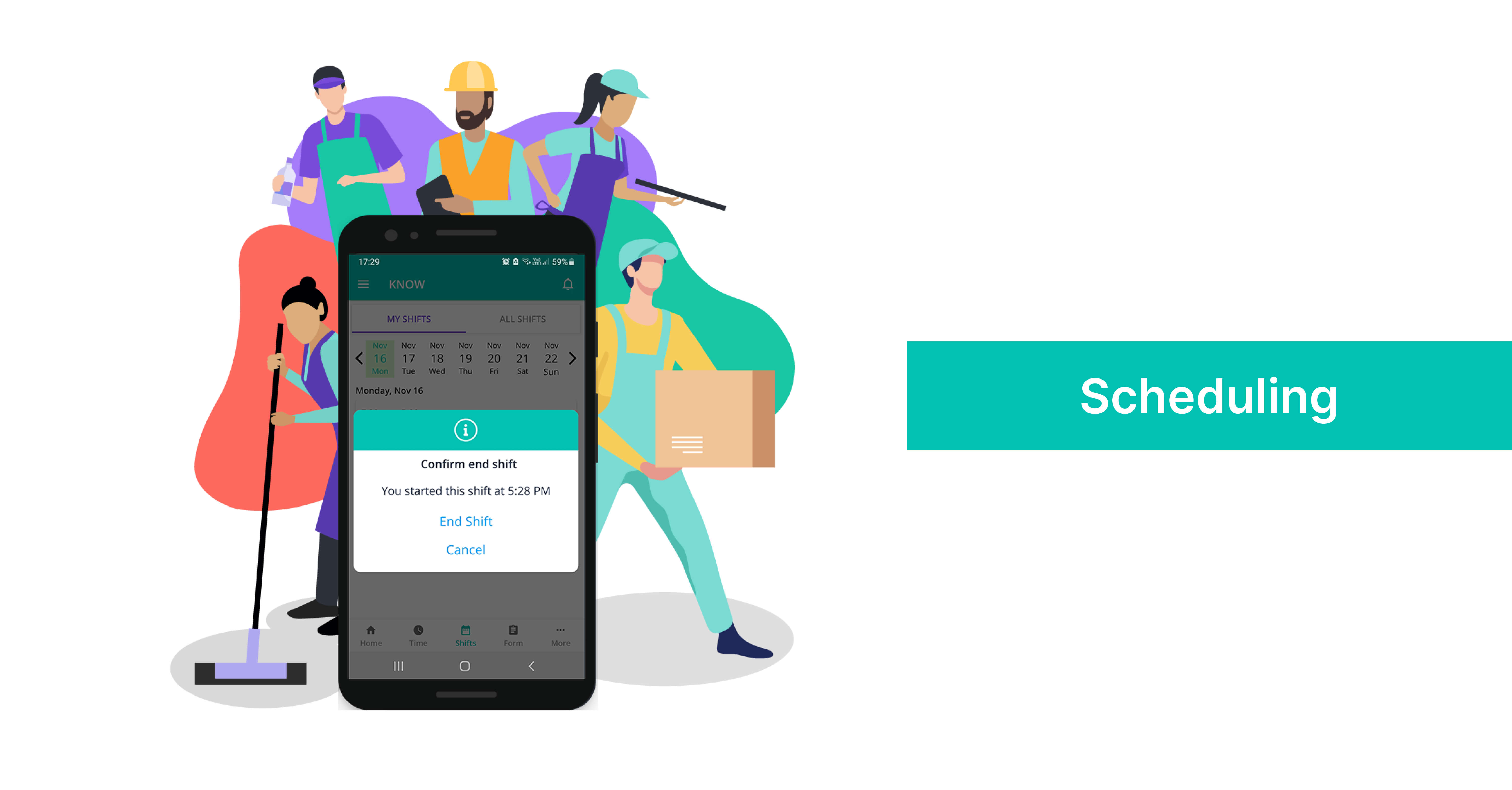 Employee Scheduling Software Staff Scheduling App KNOW